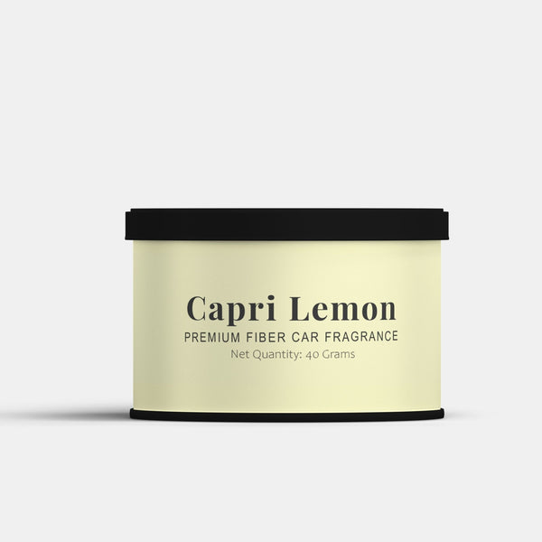 Capri Lemon Car Freshener | Zesty Citrus Car Scent – AuraFume